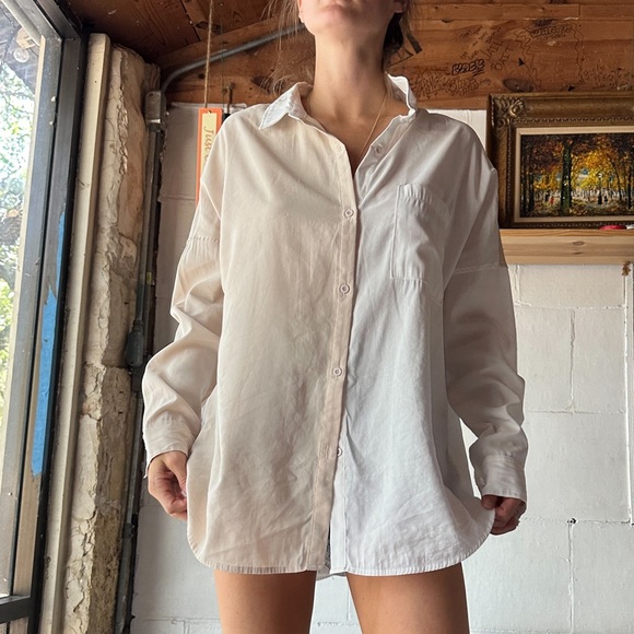 Crescent | Tops | Crescent Two Tone Button Down | Poshmark
